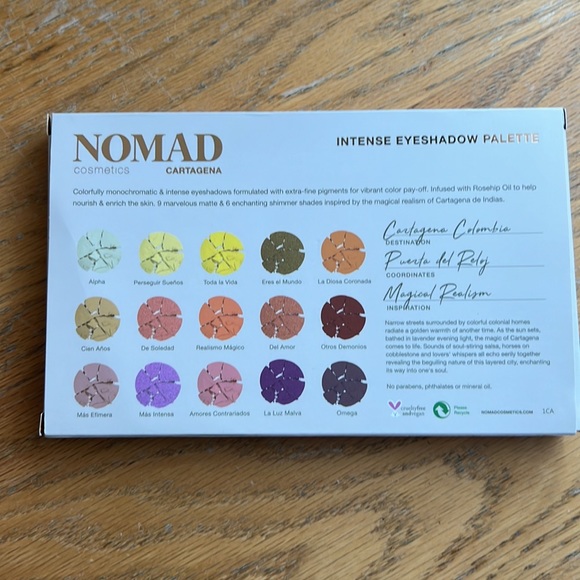 Nomad | Makeup | Nomad Cartagena Magica Eye Color Pallete | Poshmark